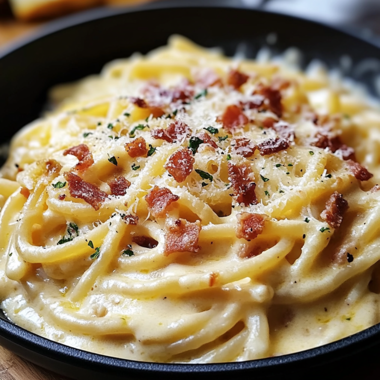 Creamy Bacon Cheese Pasta Bake