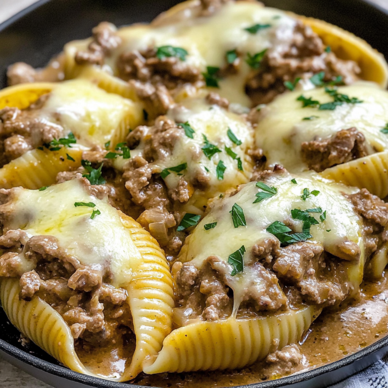 Irresistible Beef Stroganoff Stuffed Shells Recipe