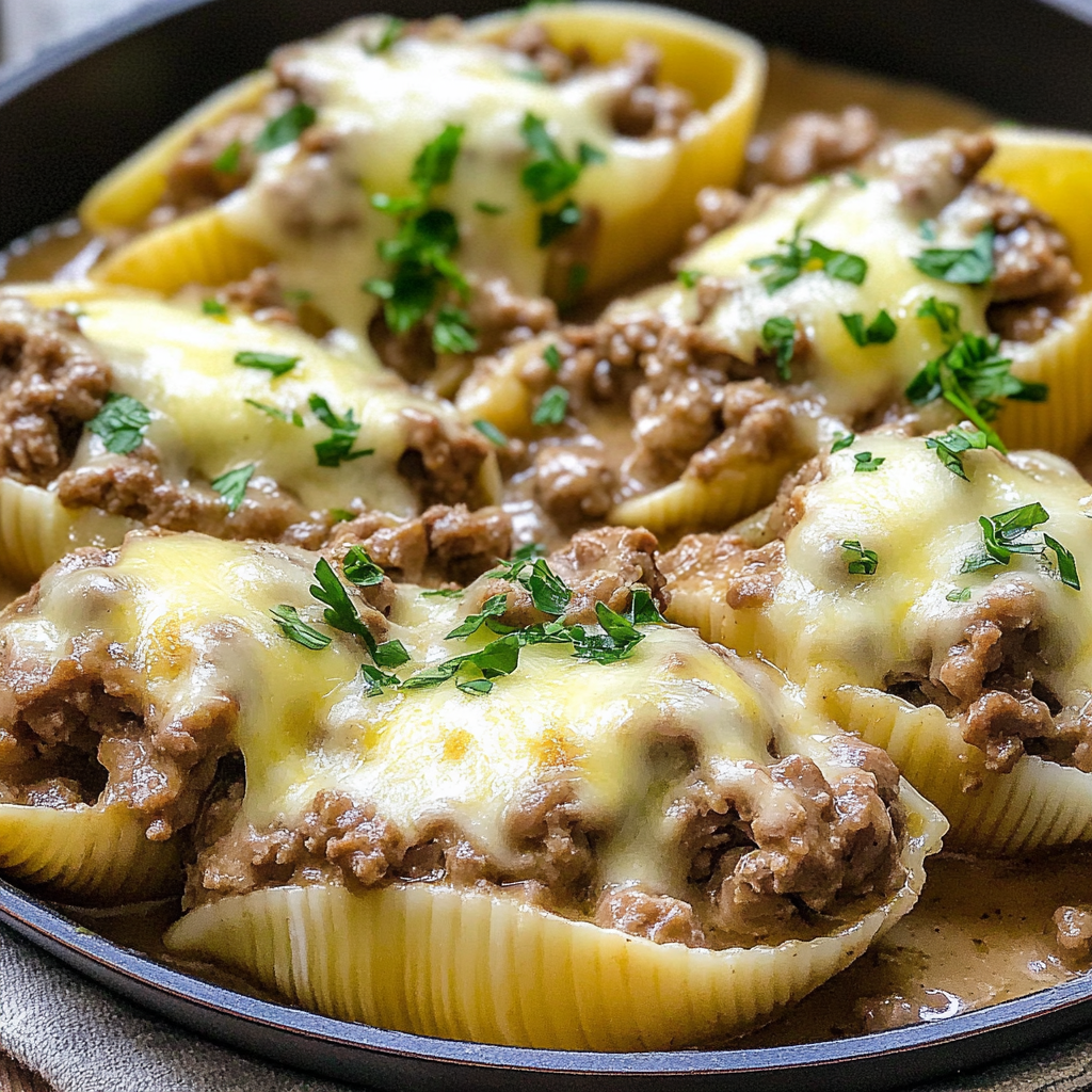 Irresistible Beef Stroganoff Stuffed Shells Recipe