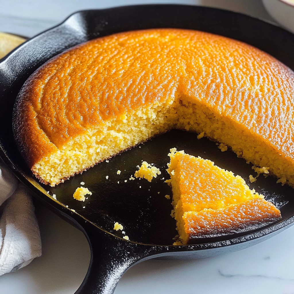 Irresistible Cast Iron Skillet Corn Bread Recipe