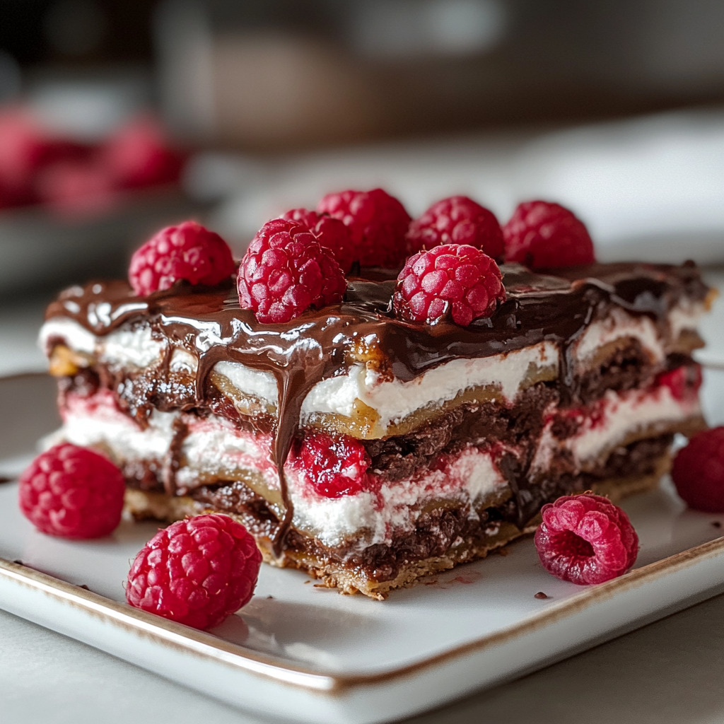 Raspberry Chocolate Lasagna